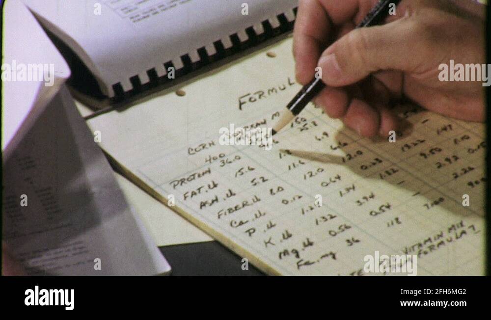 1960s Files Paperwork Checklist Office Hand Pencil Vintage Film ...