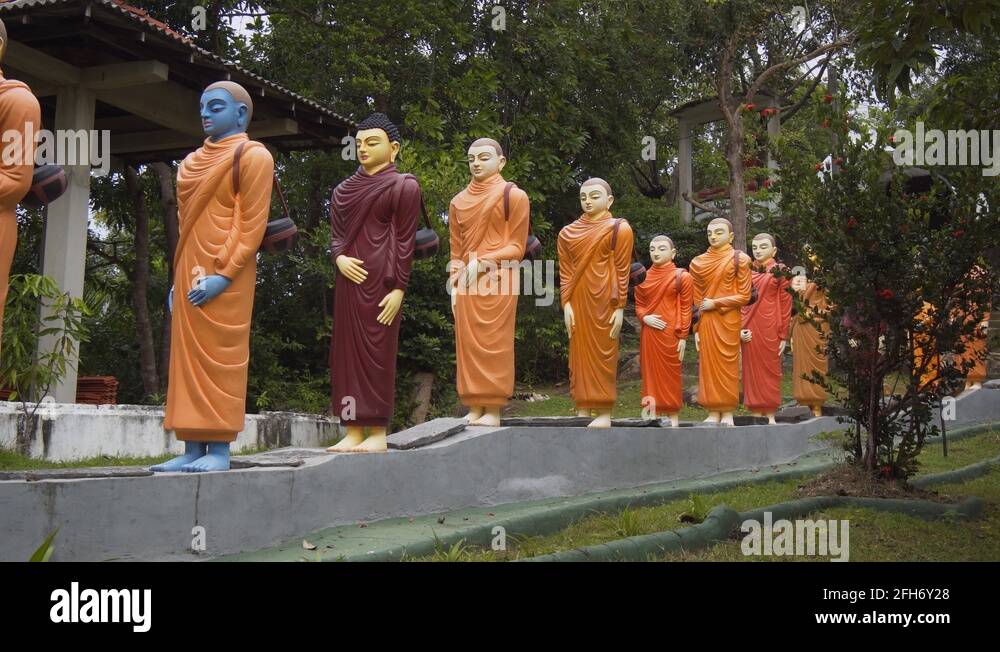 Buddhist monks outside temple Stock Videos & Footage - HD and 4K Video ...