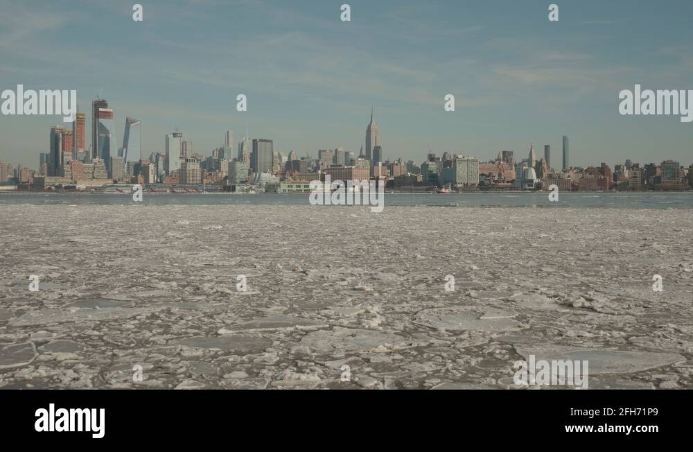 Frozen harbor and waterfront skyline Stock Videos & Footage - HD and 4K ...