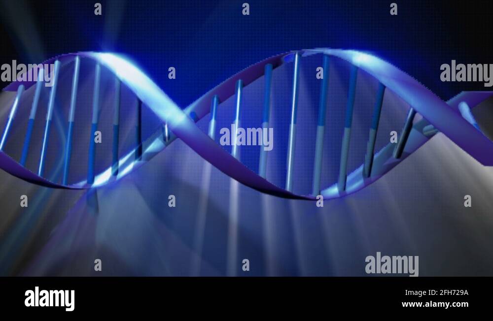 3D Magnification Render of DNA Spiral Stock Video Footage - Alamy