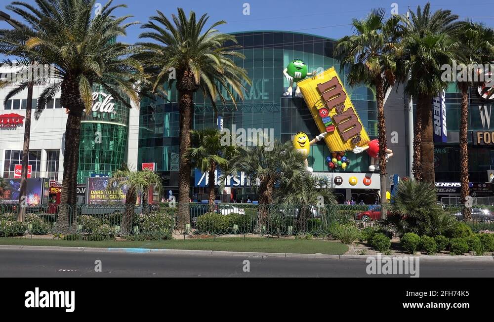 M&M's World store in Showcase Mall at South Las Vegas Strip. Nevada ...
