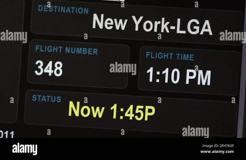 Airport Flight Board Stock Video Footage - Alamy