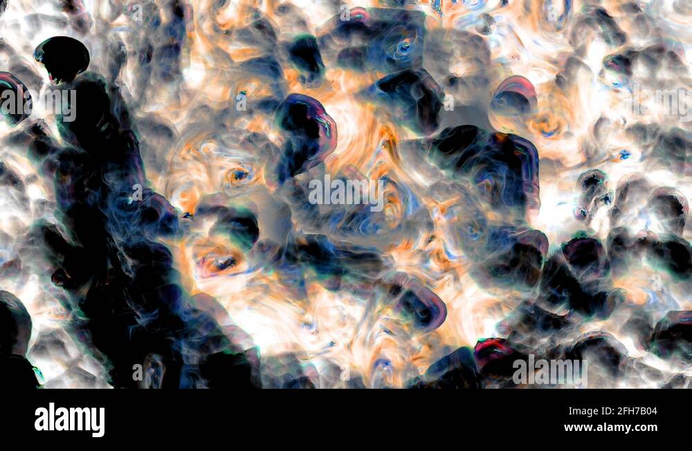 Animated and alien fluid Stock Video Footage - Alamy