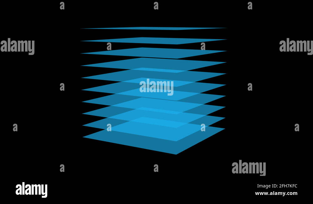 Layers diagram chart rotate motion icon Stock Video Footage - Alamy