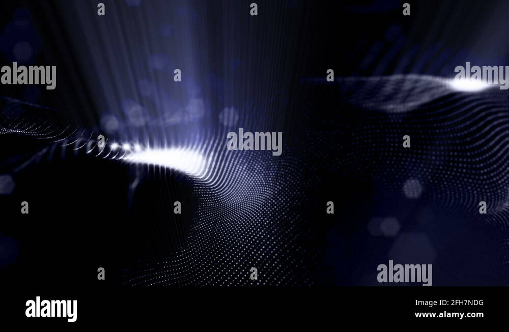 3d loop abstract animation with beautiful light effects of glow particles with Stock Video ...