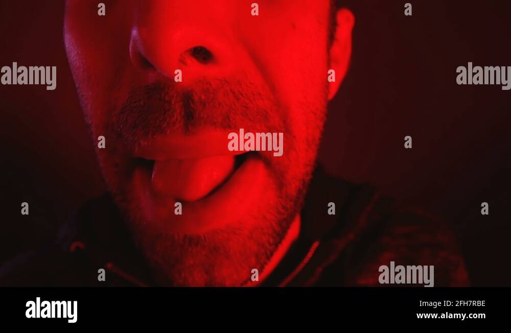 Man with angry facial expression screaming out loud Stock Video Footage ...