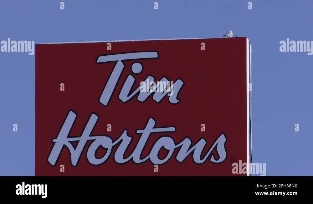 Tim hortons sign Stock Videos & Footage - HD and 4K Video Clips - Alamy