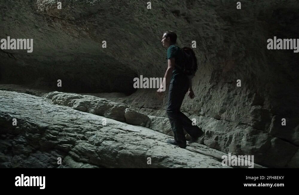 Man exploring cave Stock Videos & Footage - HD and 4K Video Clips - Alamy