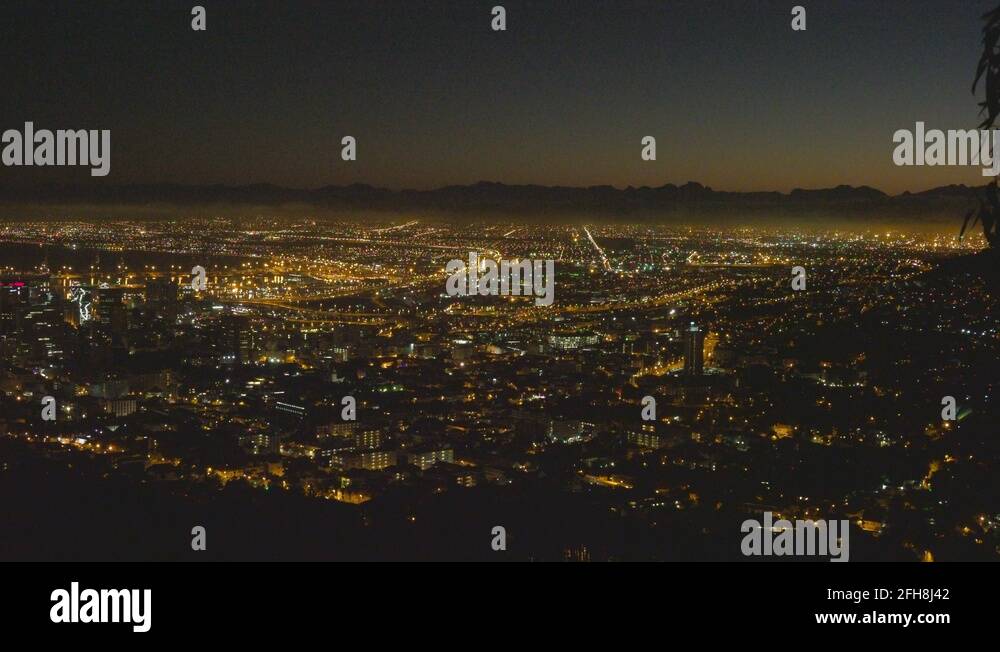 Cape town night view south africa Stock Videos & Footage - HD and 4K ...