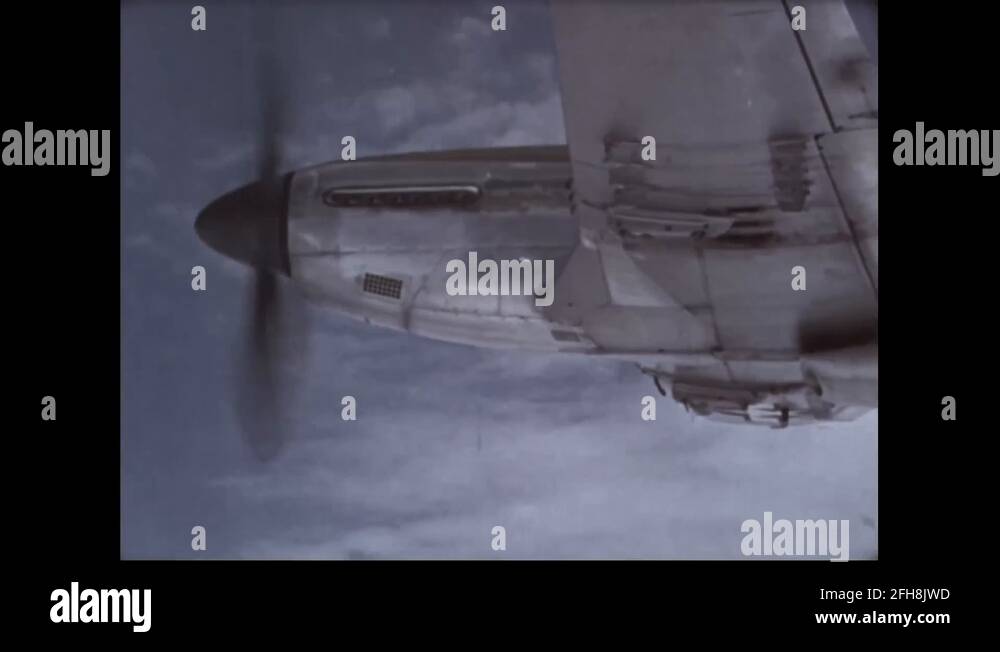 WW2 - Fighter firing weapons Stock Video Footage - Alamy