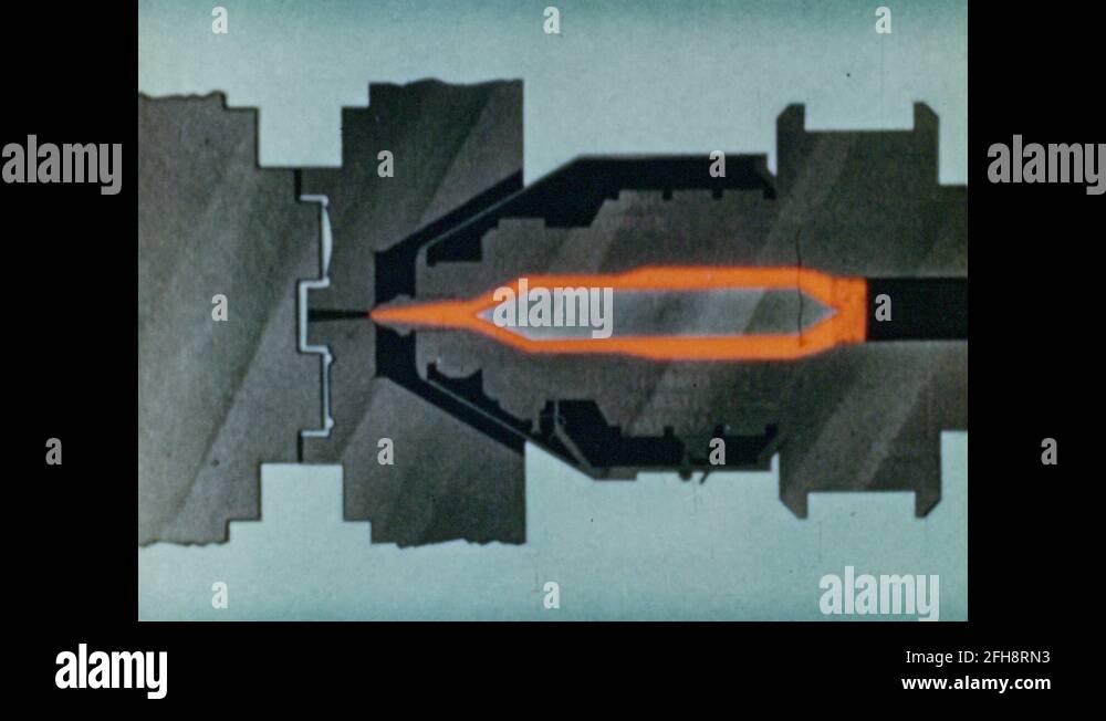 1950s: UNITED STATES: diagram of plastic drying process. Thermo plastic ...