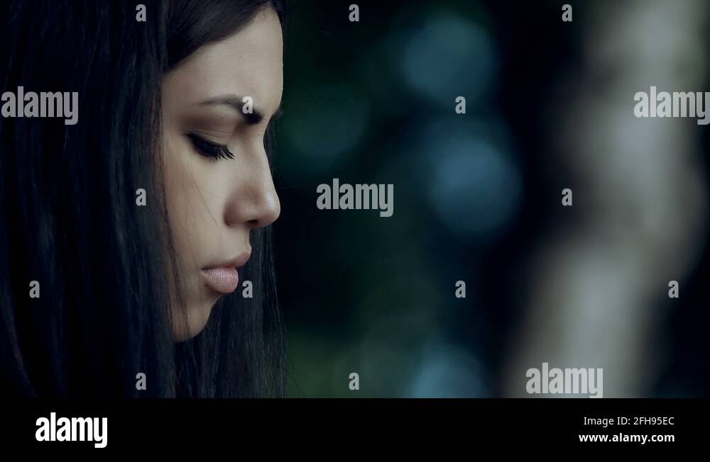 Woman profile face sad Stock Videos & Footage - HD and 4K Video Clips ...
