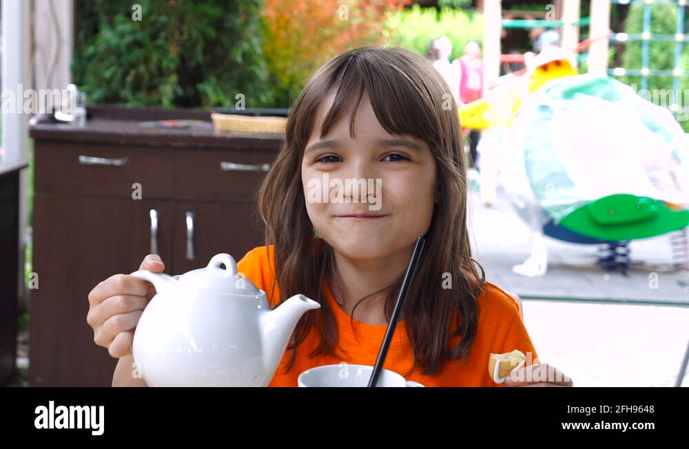 Little girl pouring tea Stock Videos & Footage - HD and 4K Video Clips ...