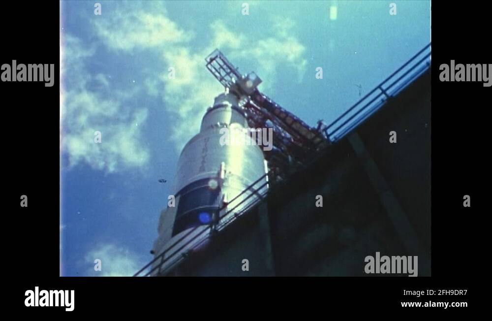 Nasa space shuttle Apollo 11 at research center - 1969 Stock Video ...