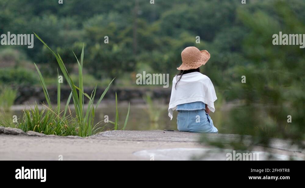 Woman back view landscape wild freedom Stock Videos & Footage - HD and ...