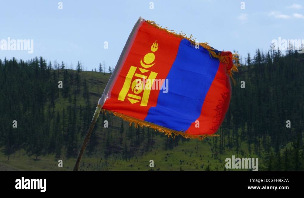 Mongolian flag Stock Videos & Footage - HD and 4K Video Clips - Alamy