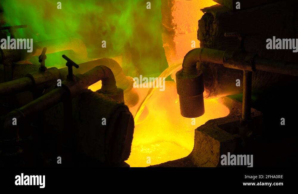 Hot slag from the iron production Stock Videos & Footage - HD and 4K ...