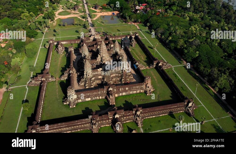 Archaeology angkor wat aerial Stock Videos & Footage - HD and 4K Video ...
