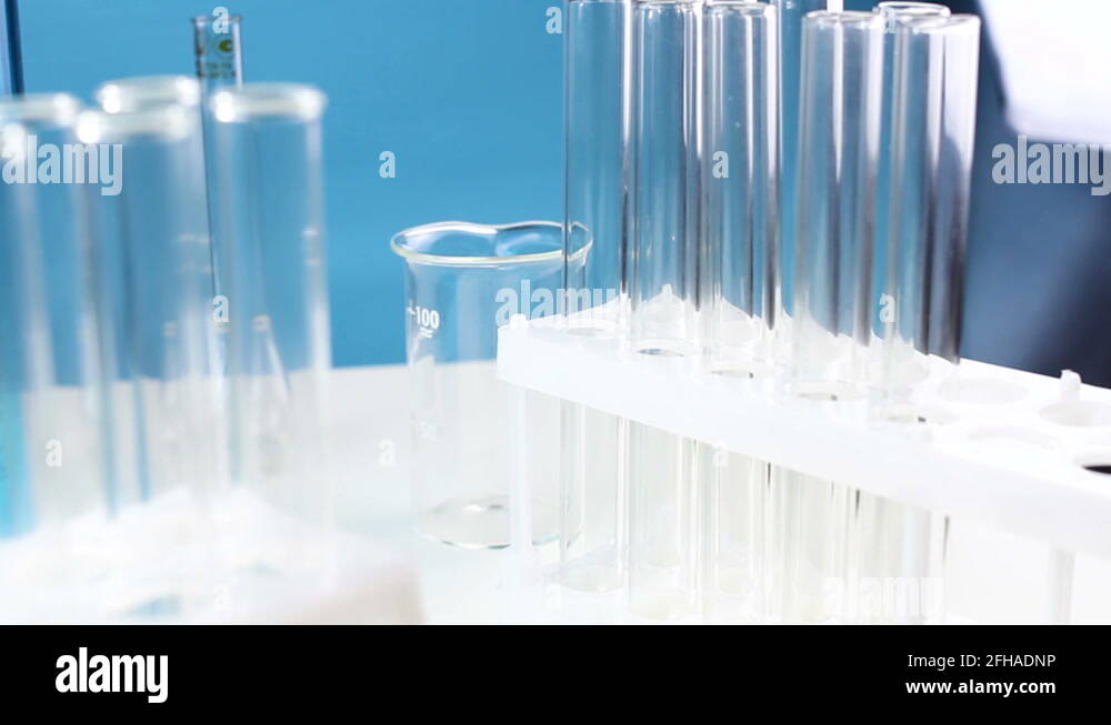 Glass test tubes in laboratory Stock Videos & Footage - HD and 4K Video ...
