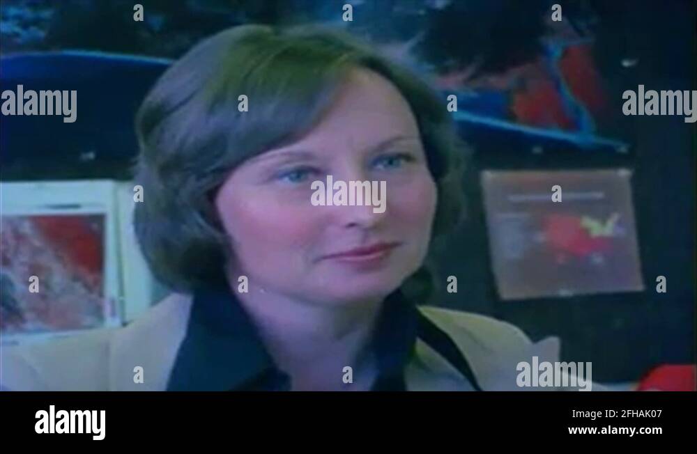Susan Norman at NASA space center - 1981 Stock Video Footage - Alamy