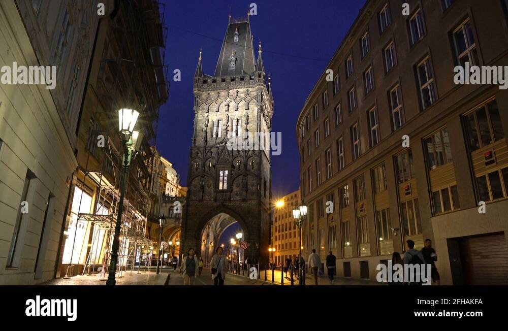 Prague powder gate tower Stock Videos & Footage - HD and 4K Video Clips ...