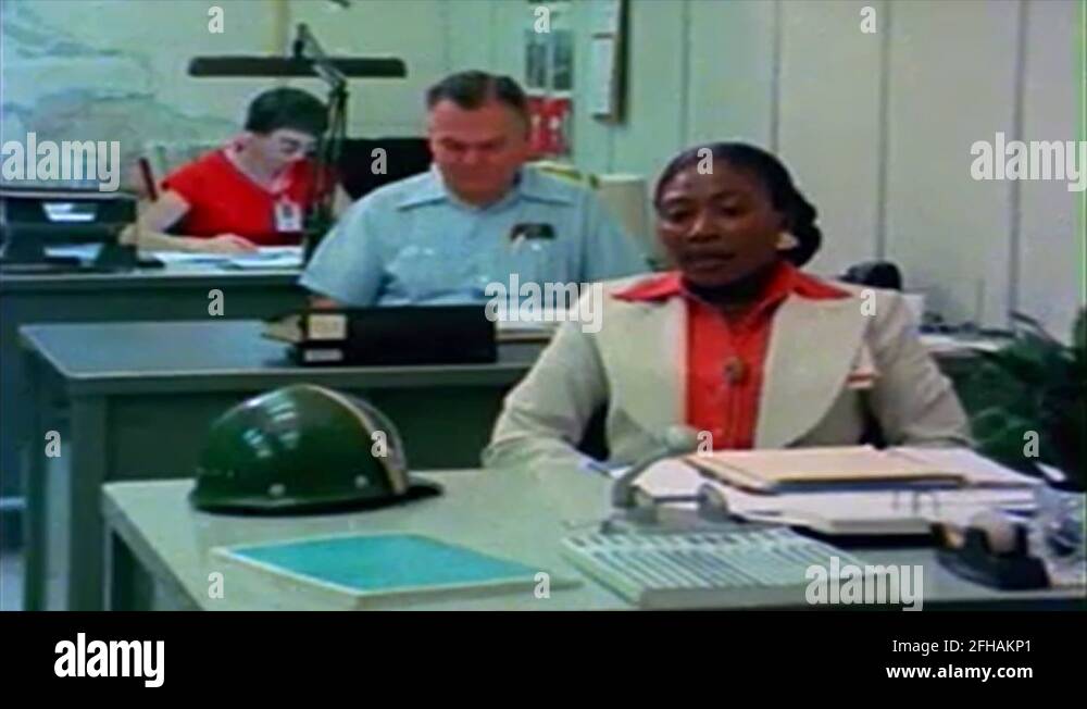 Brenda Willis at NASA space station - 1981 Stock Video Footage - Alamy