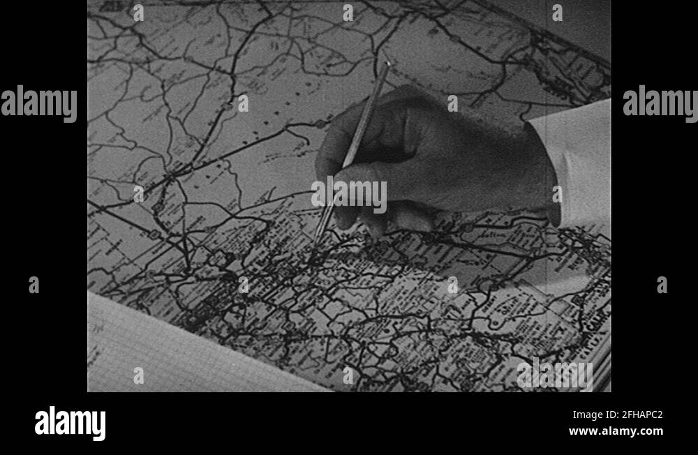 Vintage street street road road map maps Stock Videos & Footage - HD ...