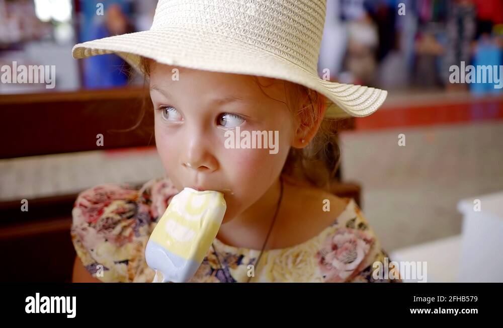 Girl eating popsicle ice cream Stock Videos & Footage - HD and 4K Video ...