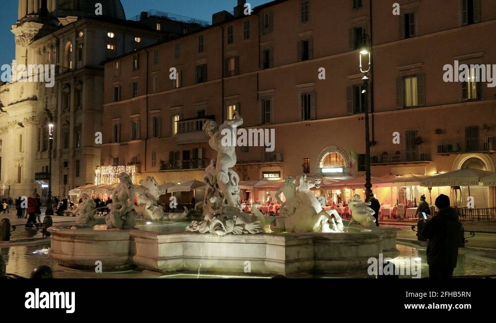 Piazza navona water fountain Stock Videos & Footage - HD and 4K Video ...