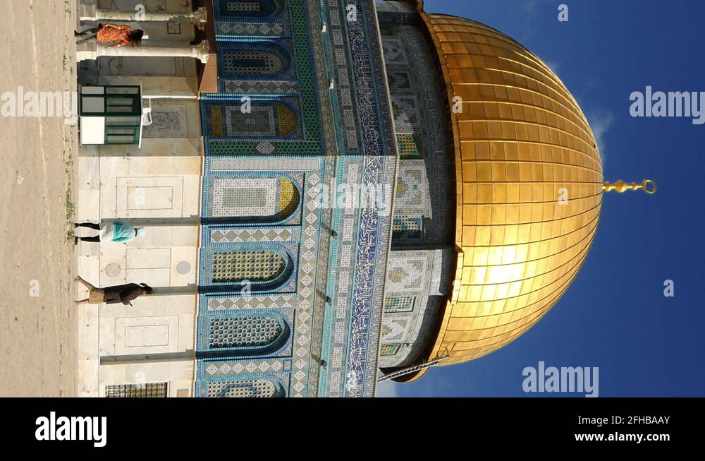 Dome of the Rock in Jerusalem over Temple Mount Stock Video Footage - Alamy