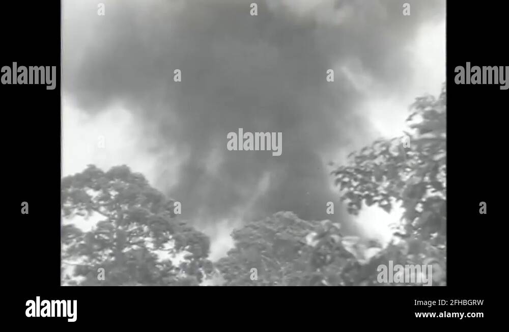 U.S. Navy Vought F4U Corsair aircrafts bomb Japanese positions in ...