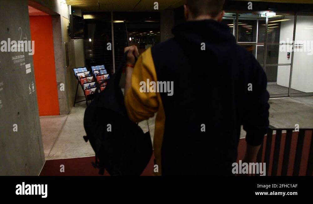 Man walking into a building Stock Videos & Footage - HD and 4K Video ...