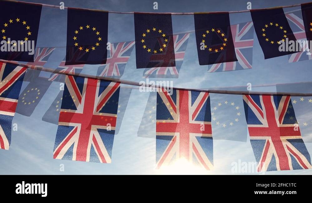 Eu uk flag together Stock Videos & Footage - HD and 4K Video Clips - Alamy
