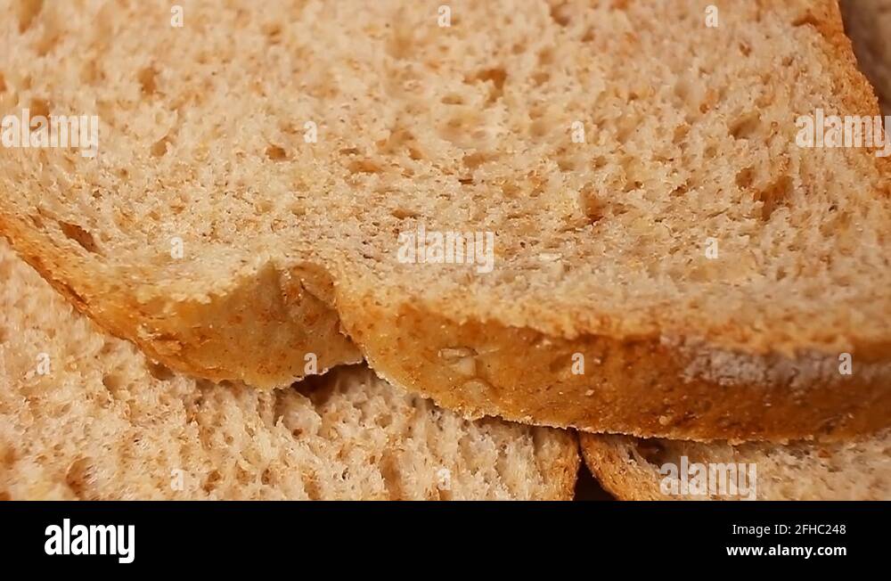 Bread texture background Stock Videos & Footage - HD and 4K Video Clips - Alamy