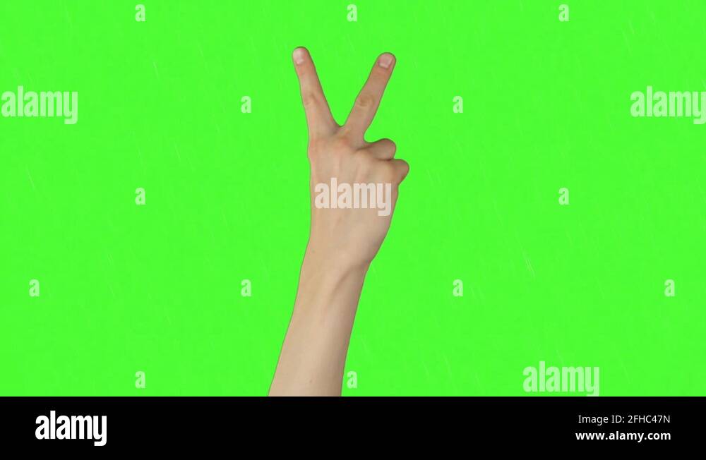 Green screen peace sign Stock Videos & Footage - HD and 4K Video Clips ...