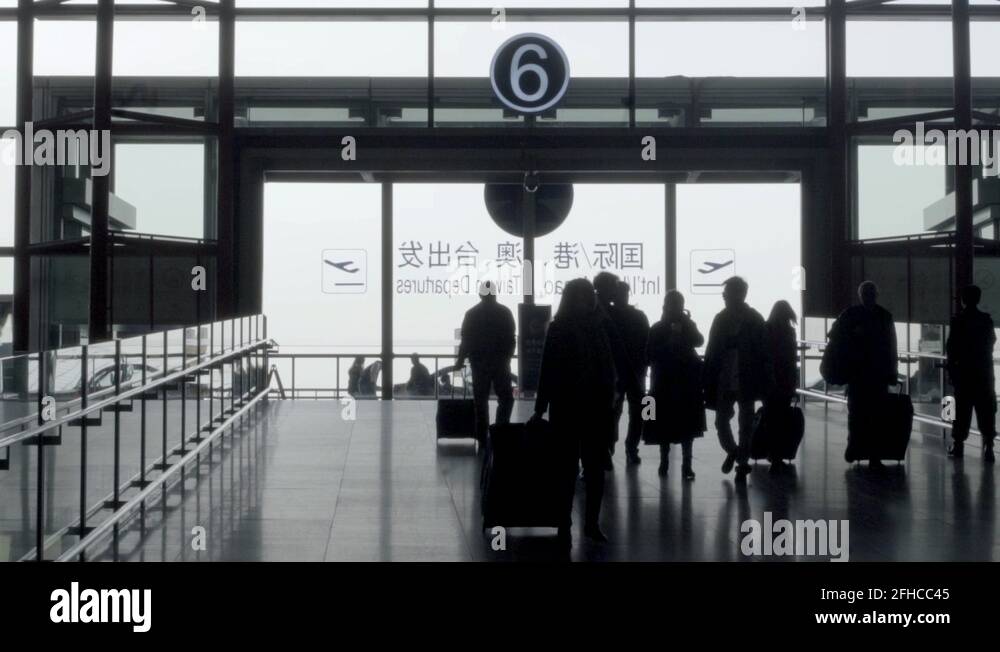 Airport departure entrance Stock Videos & Footage - HD and 4K Video ...