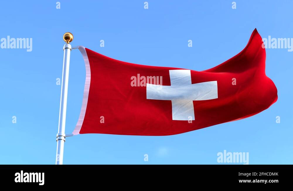 Waving swiss flag Stock Videos & Footage - HD and 4K Video Clips - Alamy