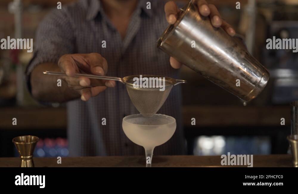 Barman pouring cocktail glass Stock Videos & Footage - HD and 4K Video ...