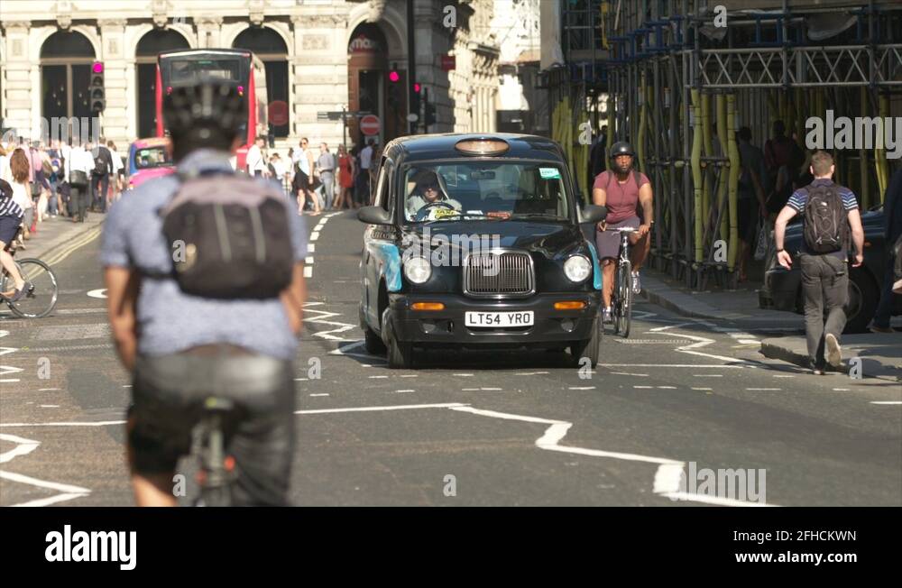London street with taxi cab Stock Videos & Footage - HD and 4K Video ...