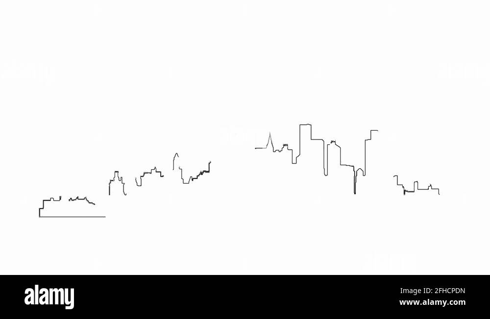 Brooklyn skyline vector Stock Videos & Footage - HD and 4K Video Clips ...