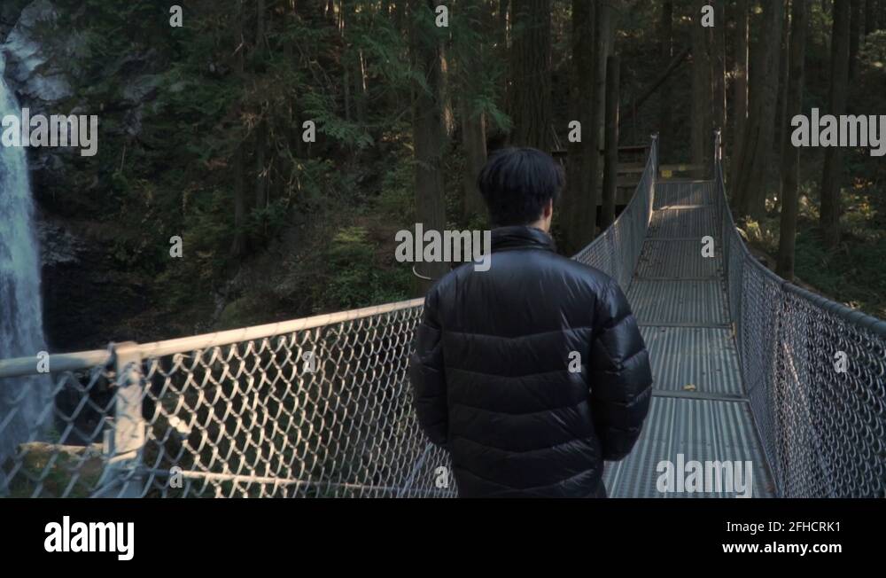 Man walking on the bridge Stock Videos & Footage - HD and 4K Video ...