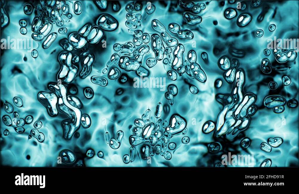 Circular particle motions in microscopic scale Stock Video Footage - Alamy