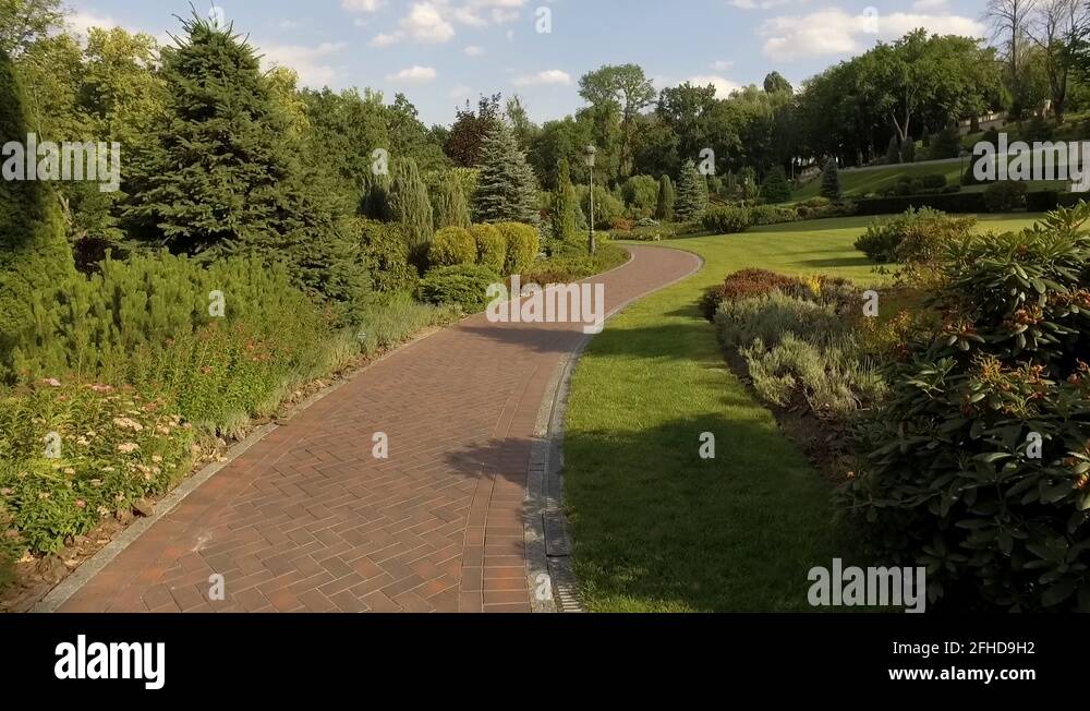 Formal garden in the park Stock Videos & Footage - HD and 4K Video ...