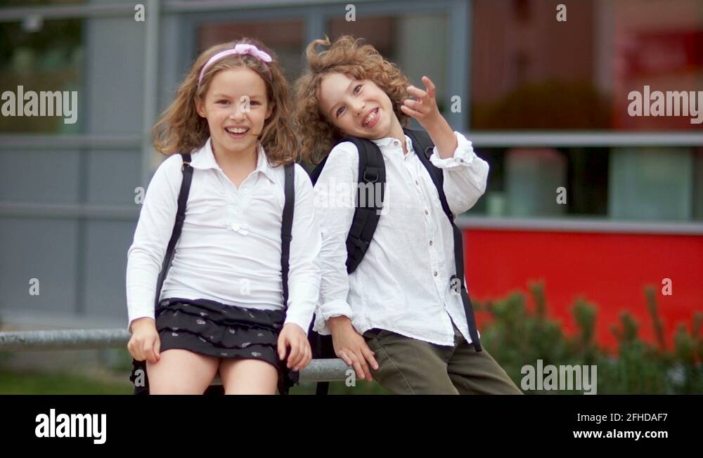 First Day School Girl Uniform Stock Videos And Footage Hd And 4k Video Clips Alamy