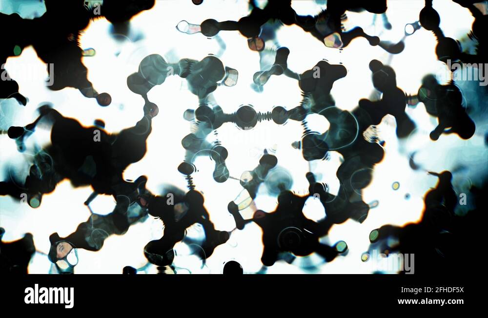 Circular particle motions in microscopic scale Stock Video Footage - Alamy