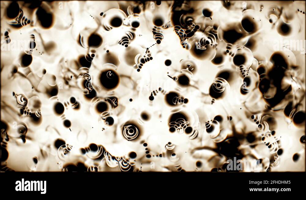Circular particle motions in microscopic scale Stock Video Footage - Alamy