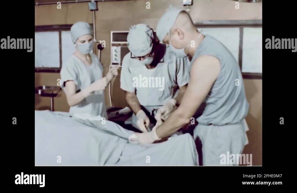 1966 Vietnam War - Wounded Soldier in a base camp hospital Stock Video ...