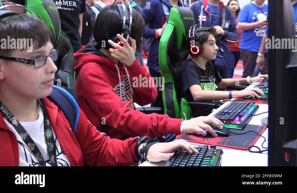 Children gaming Stock Videos & Footage - HD and 4K Video Clips - Alamy