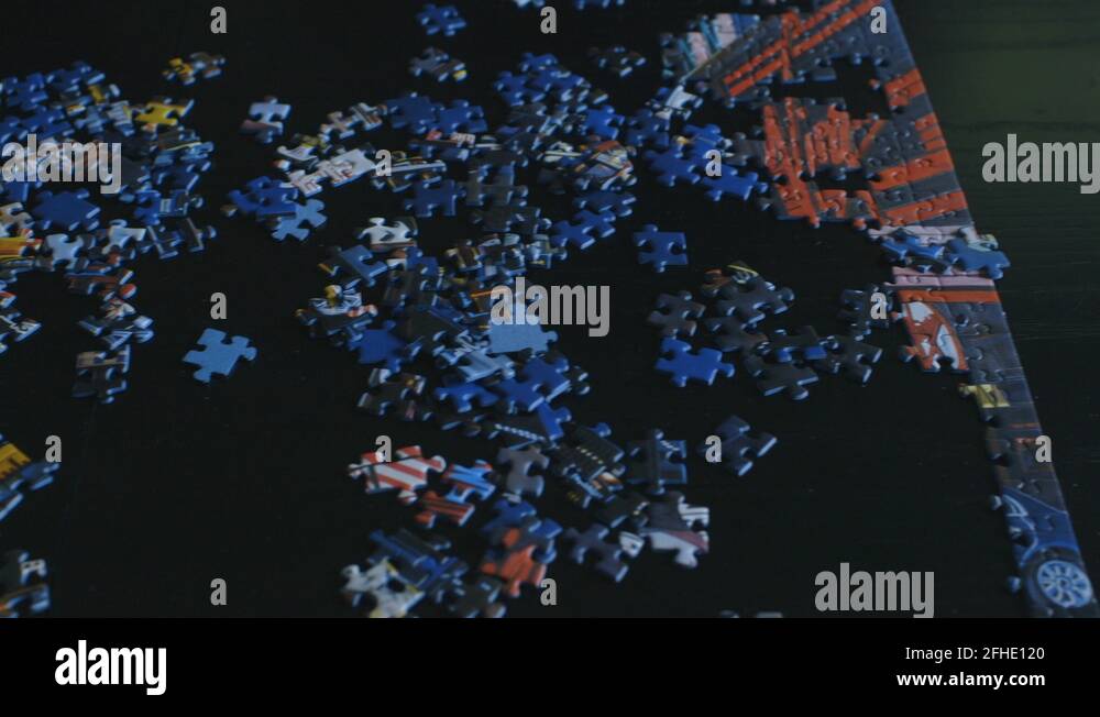Jigsaw puzzle pieces in progress Stock Videos & Footage - HD and 4K ...