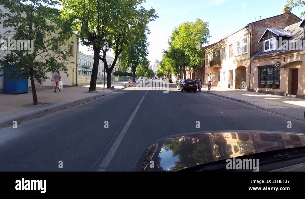 Going closer to the St. Michael the Archangel Church by vehicle, old ...